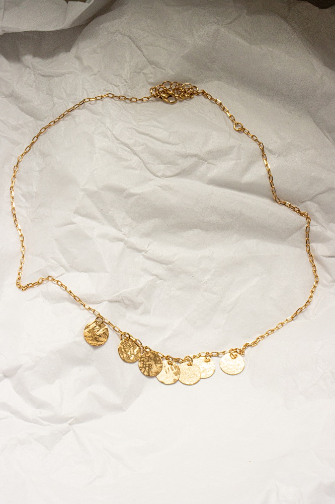 Collier breloques rondes ras le cou, collection Baïkal - STELLA & moi